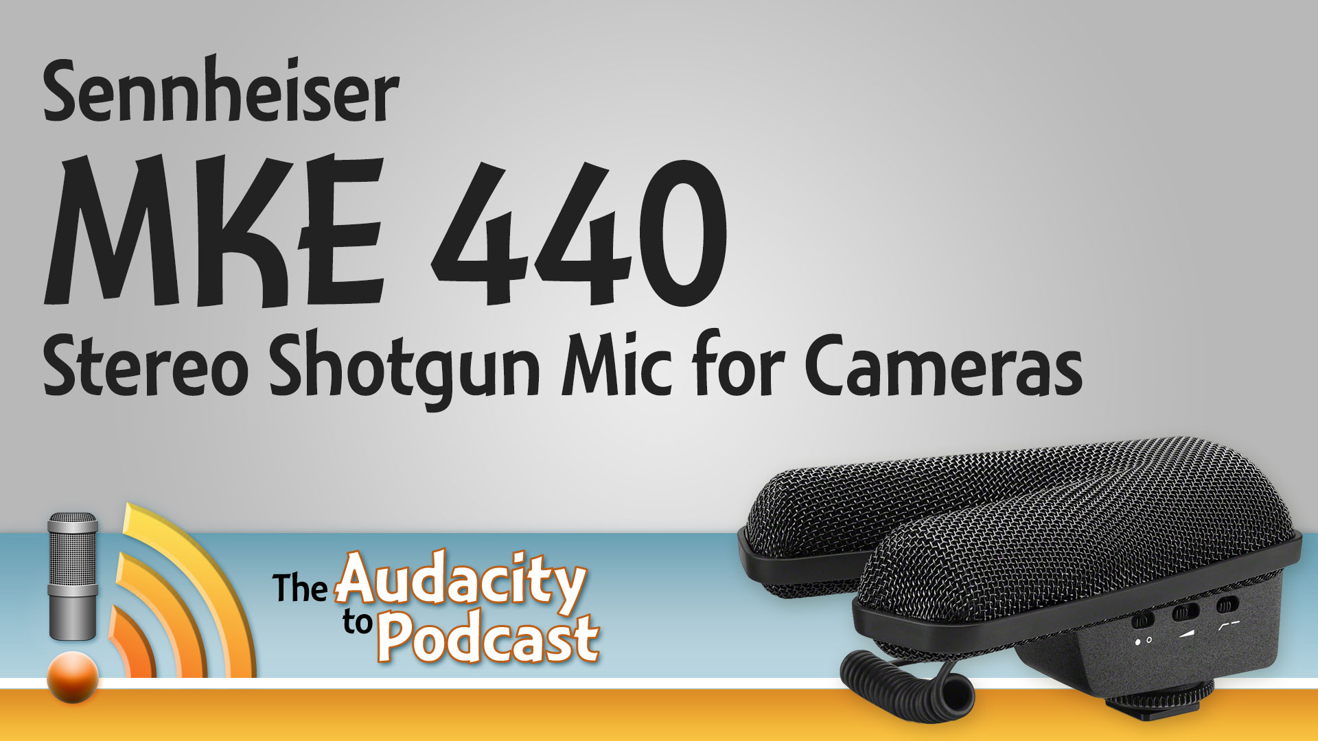 Sennheiser MKE 440 Stereo Shotgun Mic for Cameras